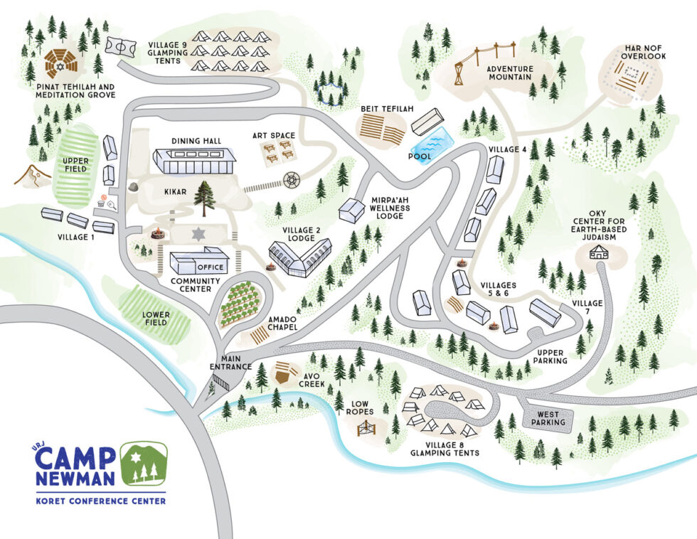 Retreat Center Map - Newman Retreat Center